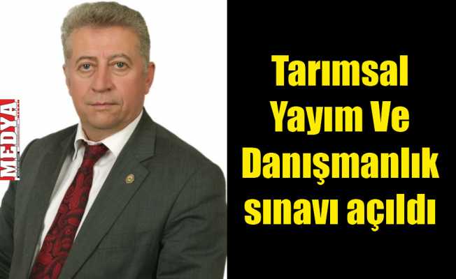 Tarımsal Yayım Ve Danışmanlık sınavı açıldı - MEDYA KEŞAN Tarımsal Yayım Ve Danışmanlık sınavı açıldı - MEDYA KEŞAN