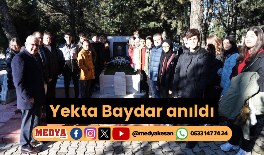 Yekta Baydar etkinliklerle anıldı - MEDYA KEŞAN